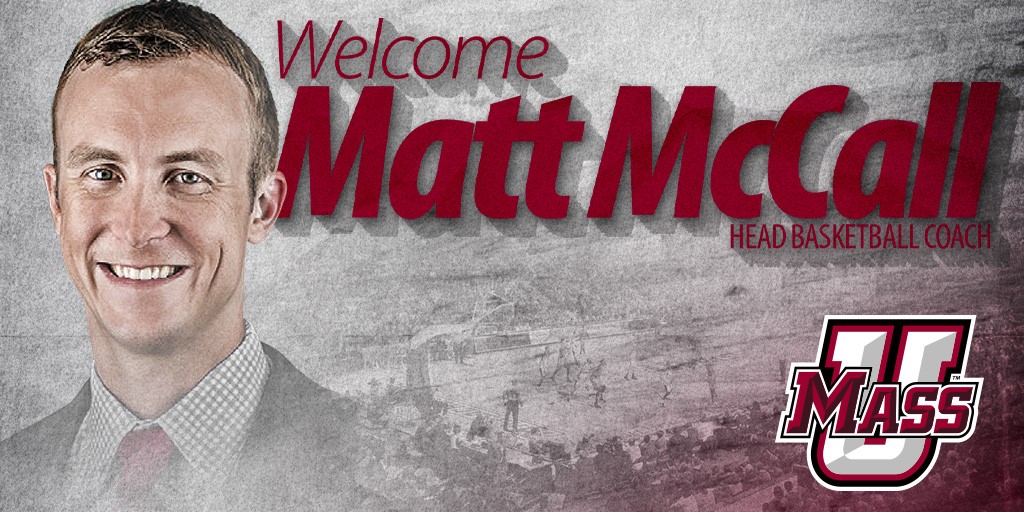 BREAKING: Matt McCall Officially Named Head Basketball Coach at UMass ...