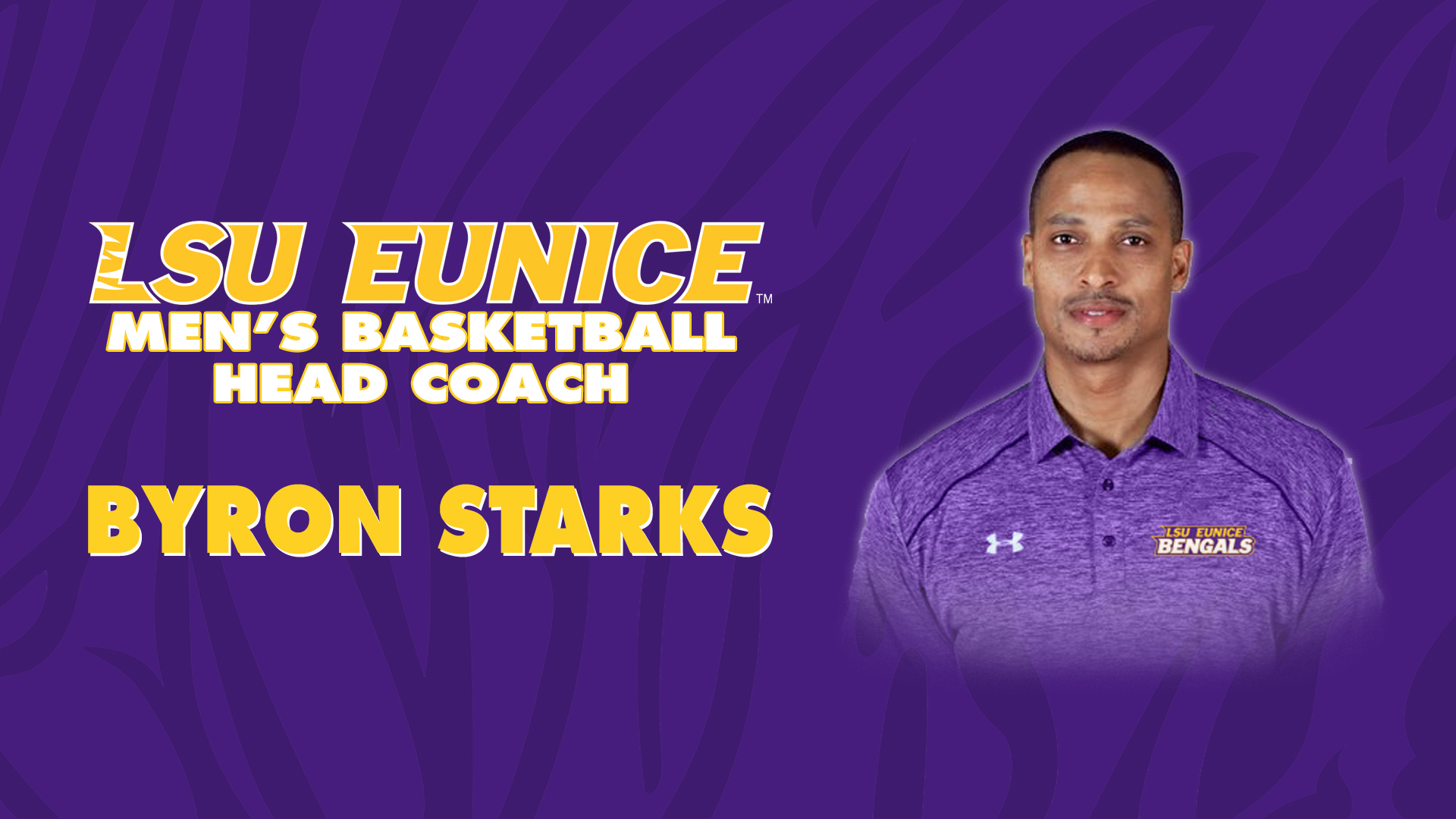LSU Eunice Names Byron Starks Men's Basketball Head Coach - HoopDirt