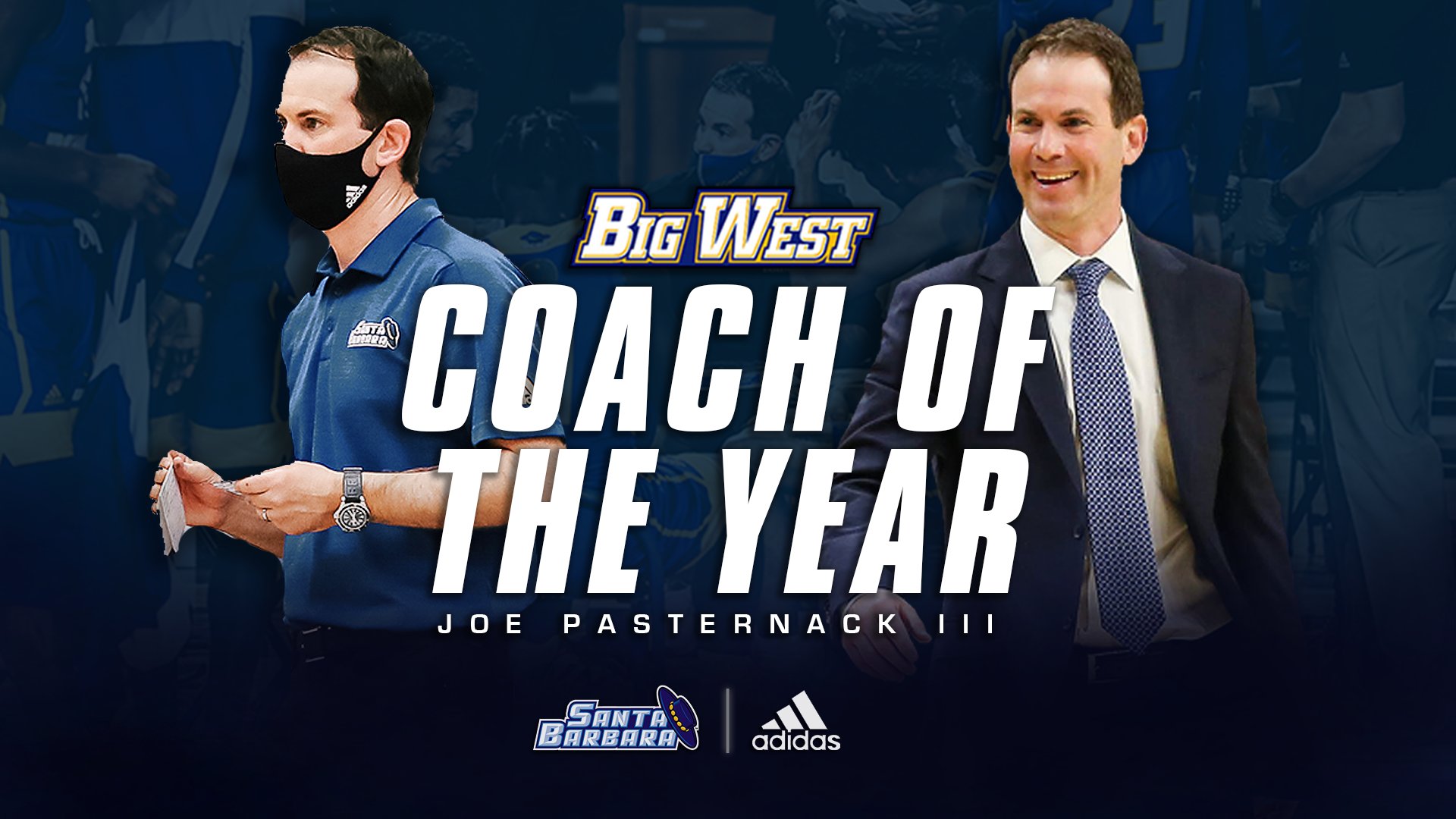 Joe Pasternack Named Big West Coach of the Year - HoopDirt