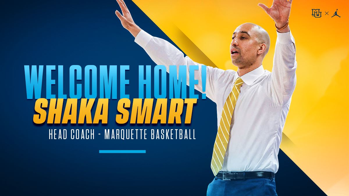 OFFICIAL: Shaka Smart named Head Basketball Coach at Marquette - HoopDirt