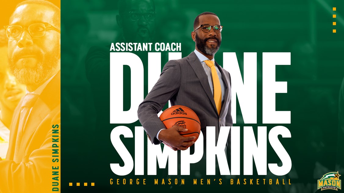English Names Duane Simpkins as Assistant Coach at George Mason - HoopDirt