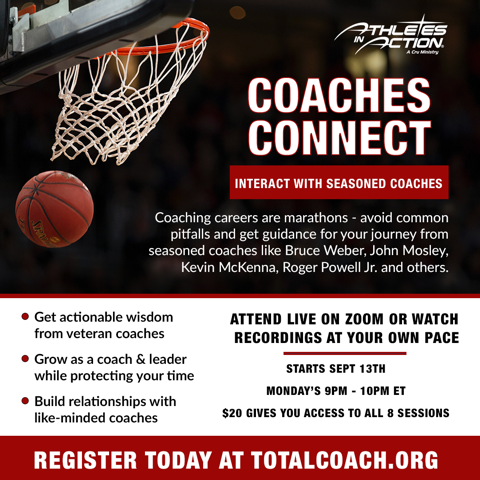 Coaches Connect 8 week program...Starts 9/13 - HoopDirt
