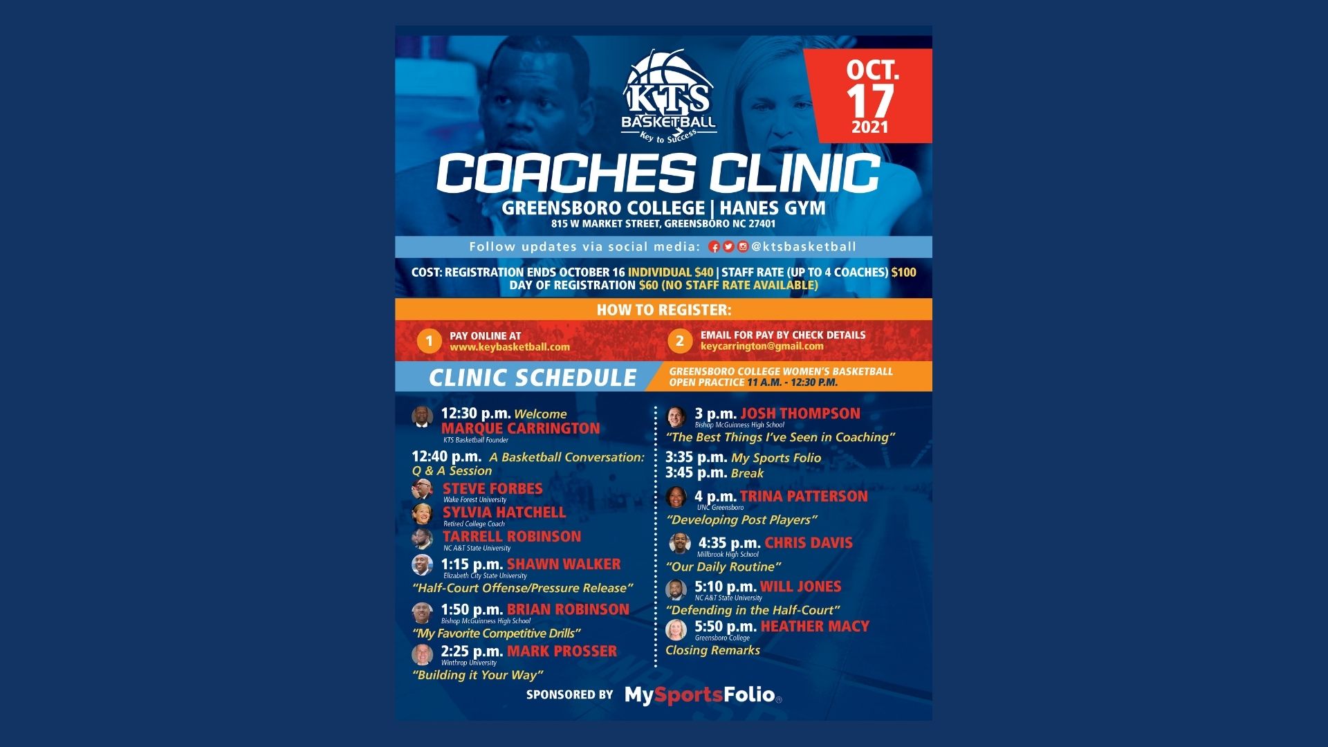 KTS Basketball Coaches Clinic - 10/17/21 - HoopDirt