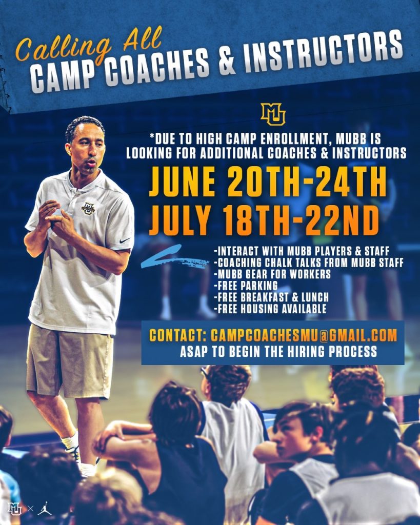 Summer Basketball Camp Coach – Marquette University - HoopDirt