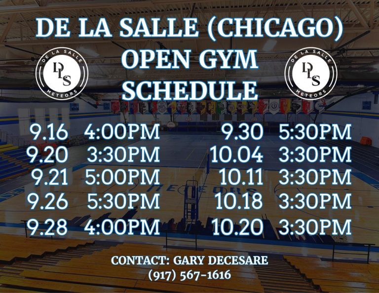 UPDATED: Fall '22 Open Gym Schedules for College Coaches - HoopDirt