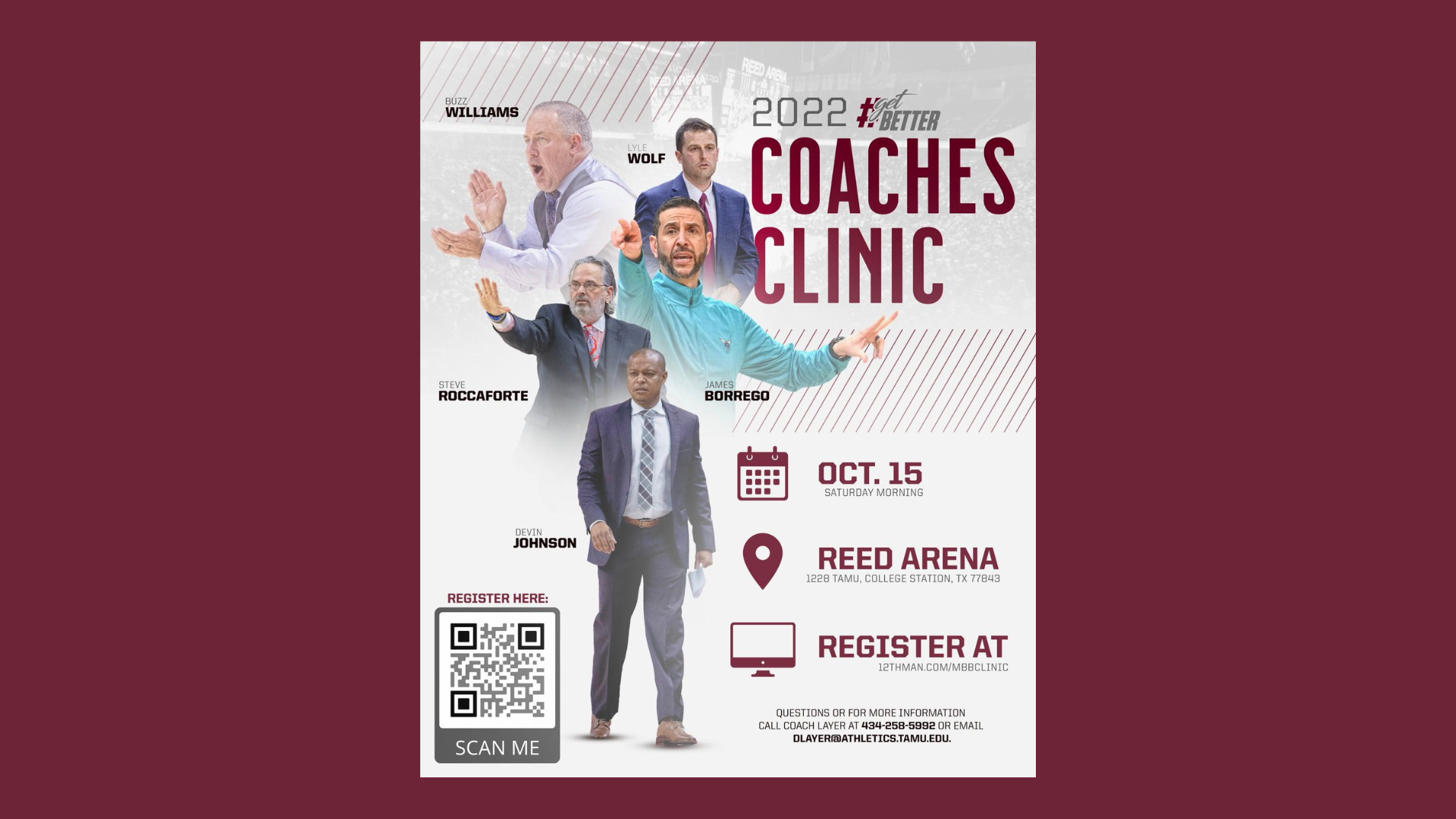 #getBETTER Coaches Clinic - October 15th - College Station Texas - HoopDirt